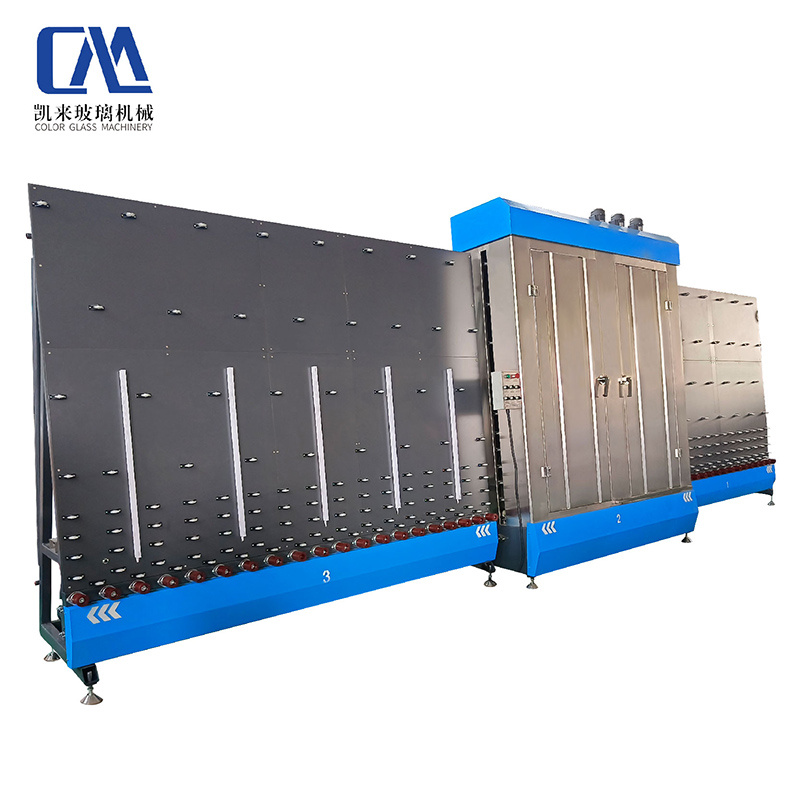 China vertical glass washing and drying machine factory and ...